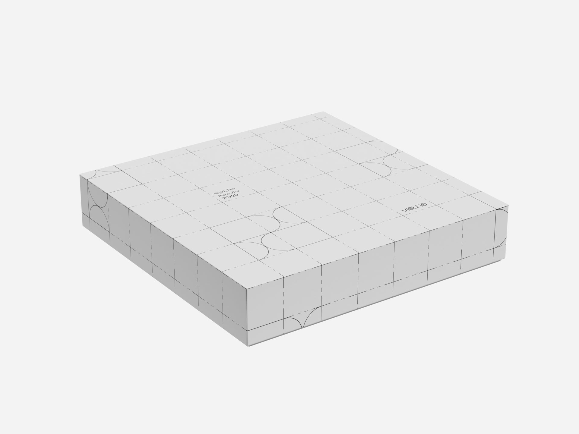 Rigid Two Piece Box 20x20cm - Visune Keyshot Store