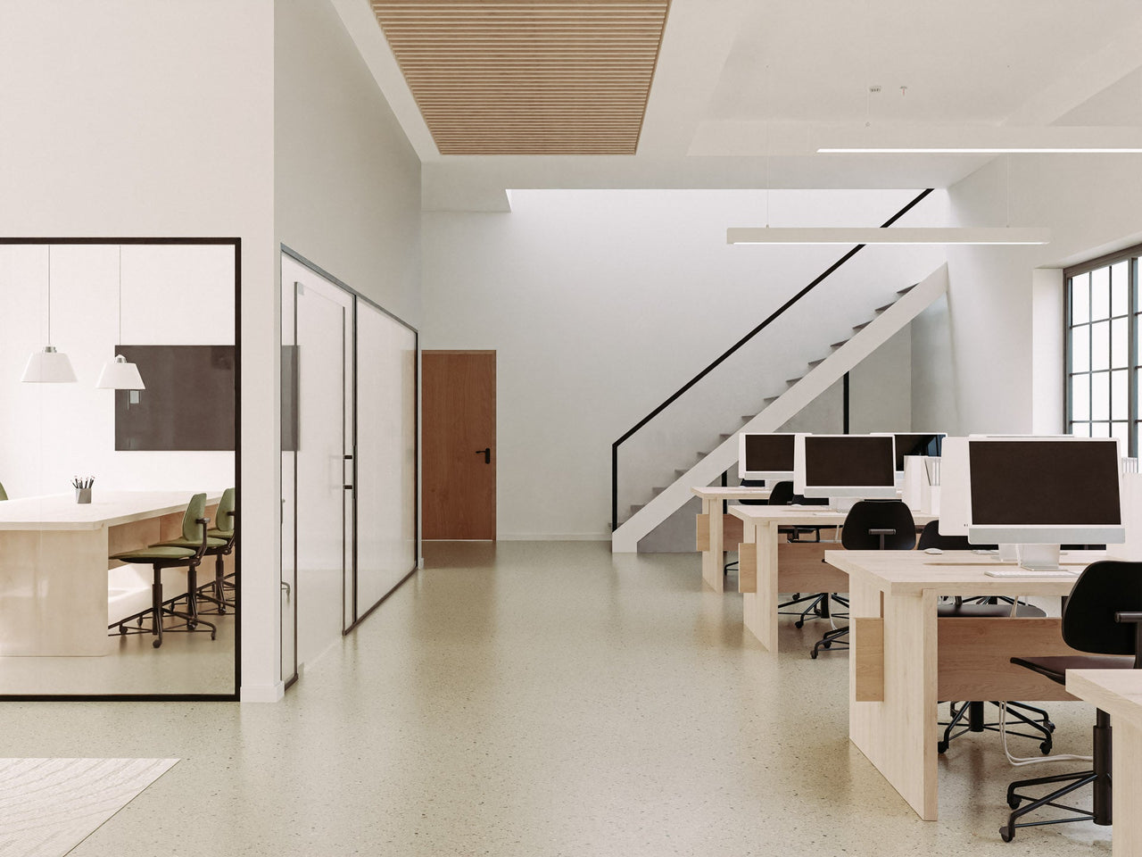 Modern Office Interior - Visune Keyshot Store