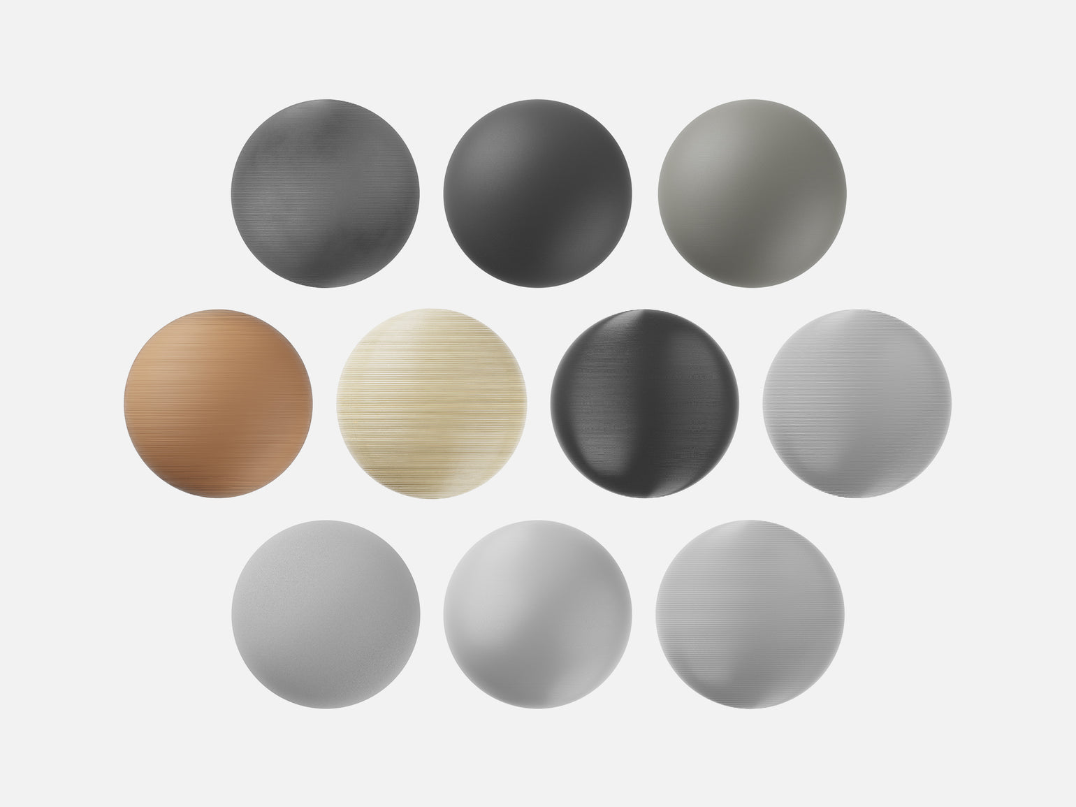 3D Printed Materials Pack - Visune Keyshot Store