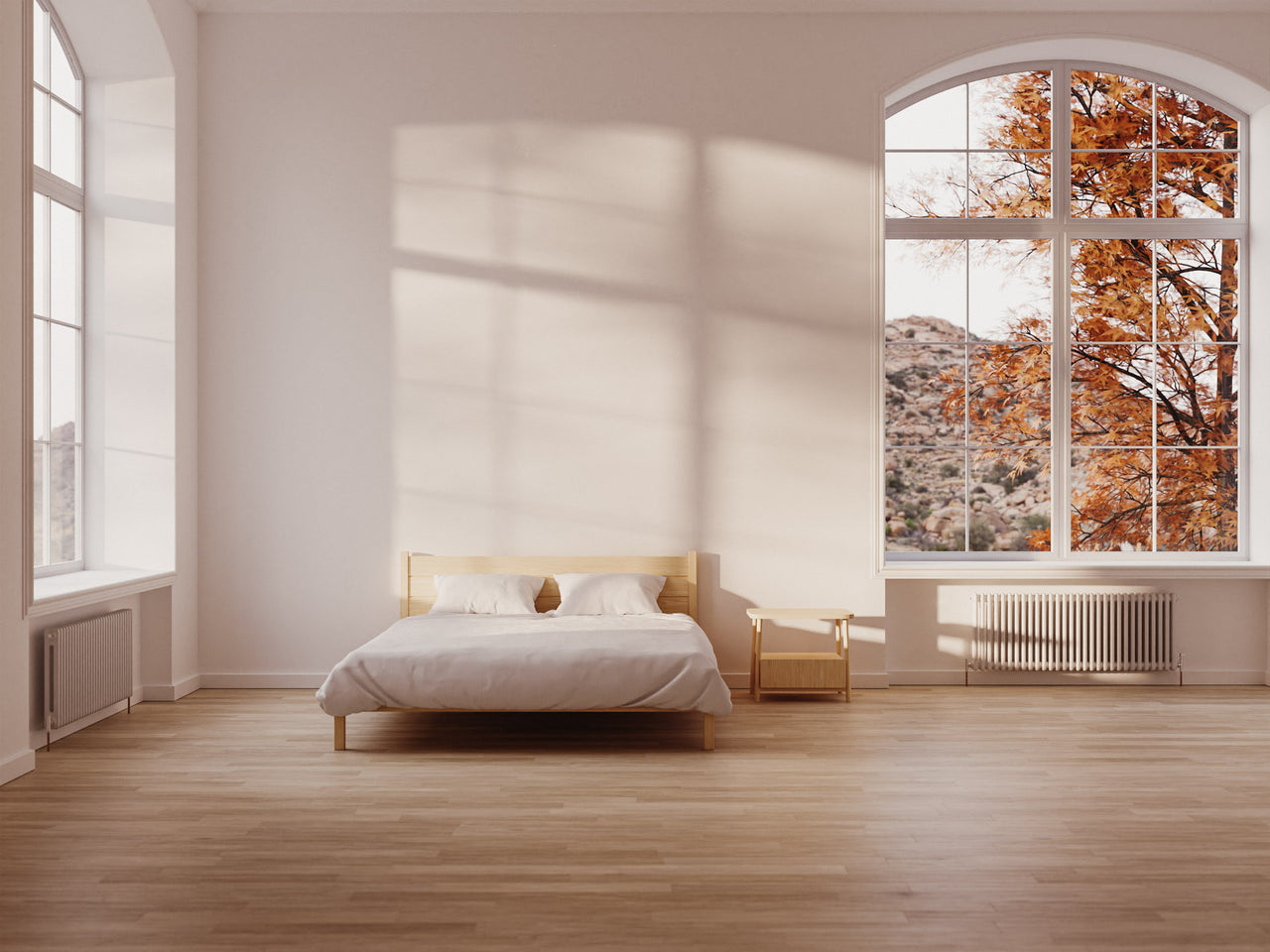 Fall Bedroom Diorama - Visune Keyshot Store