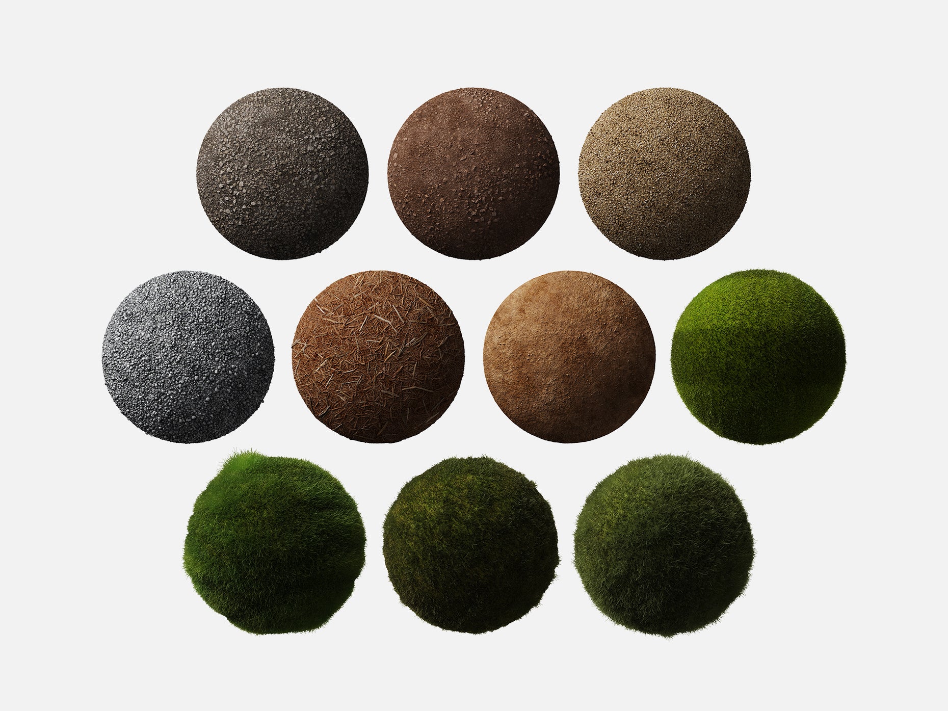 Ground Materials Pack - Visune Keyshot Store