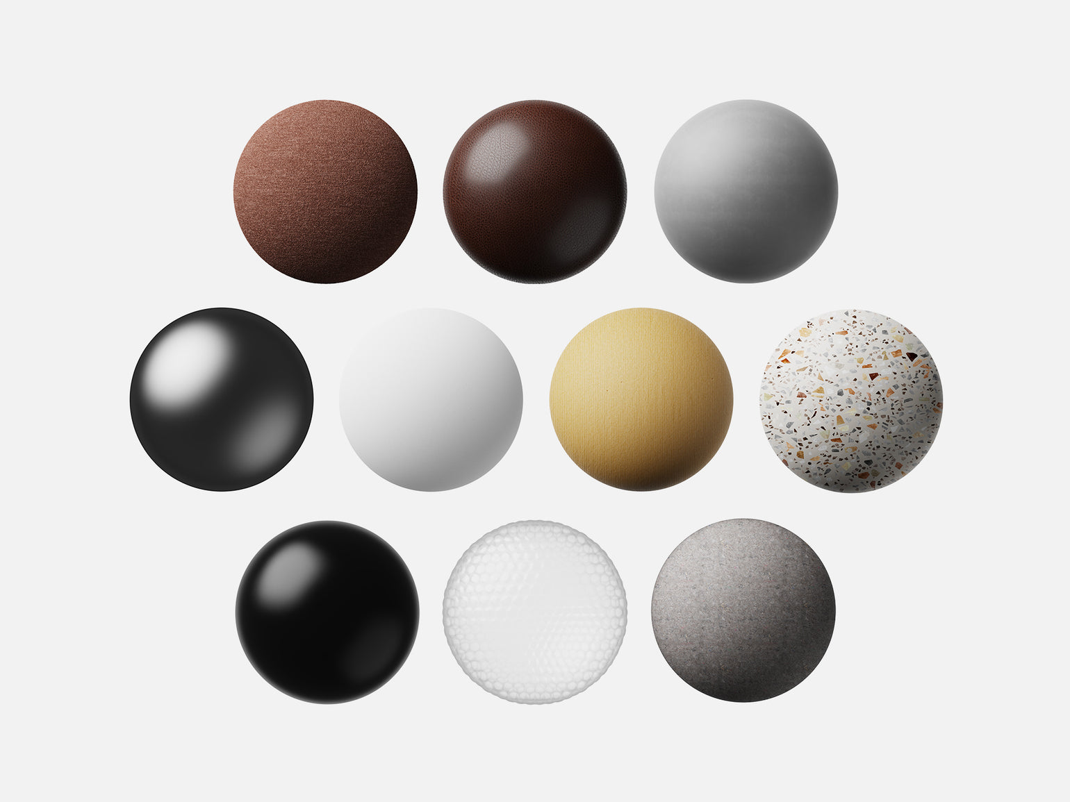 Sample Material Pack - Visune Keyshot Store