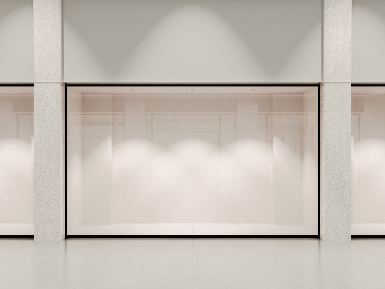 Shopping Centre Storefront - Visune Keyshot Store