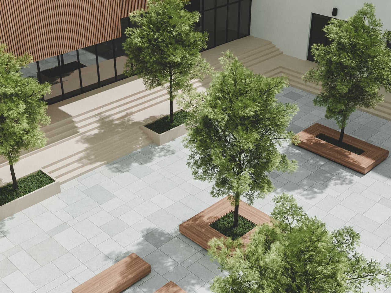 University Courtyard - Visune Keyshot Store