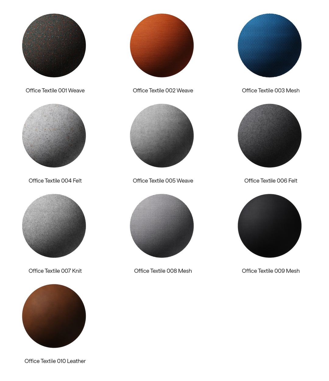 Office Textiles Pack - Visune Keyshot Store