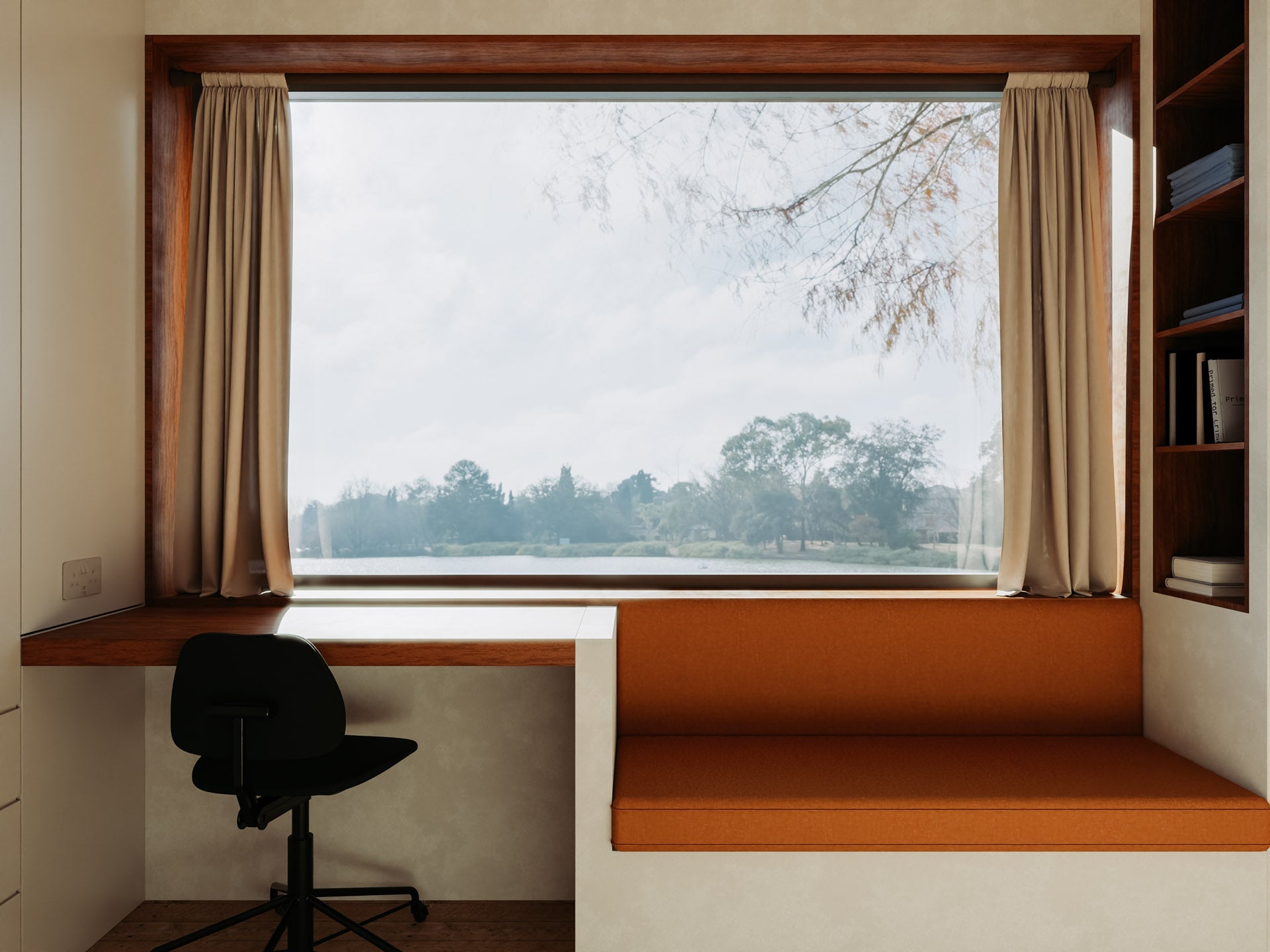 Bedroom Study Diorama - Visune Keyshot Store