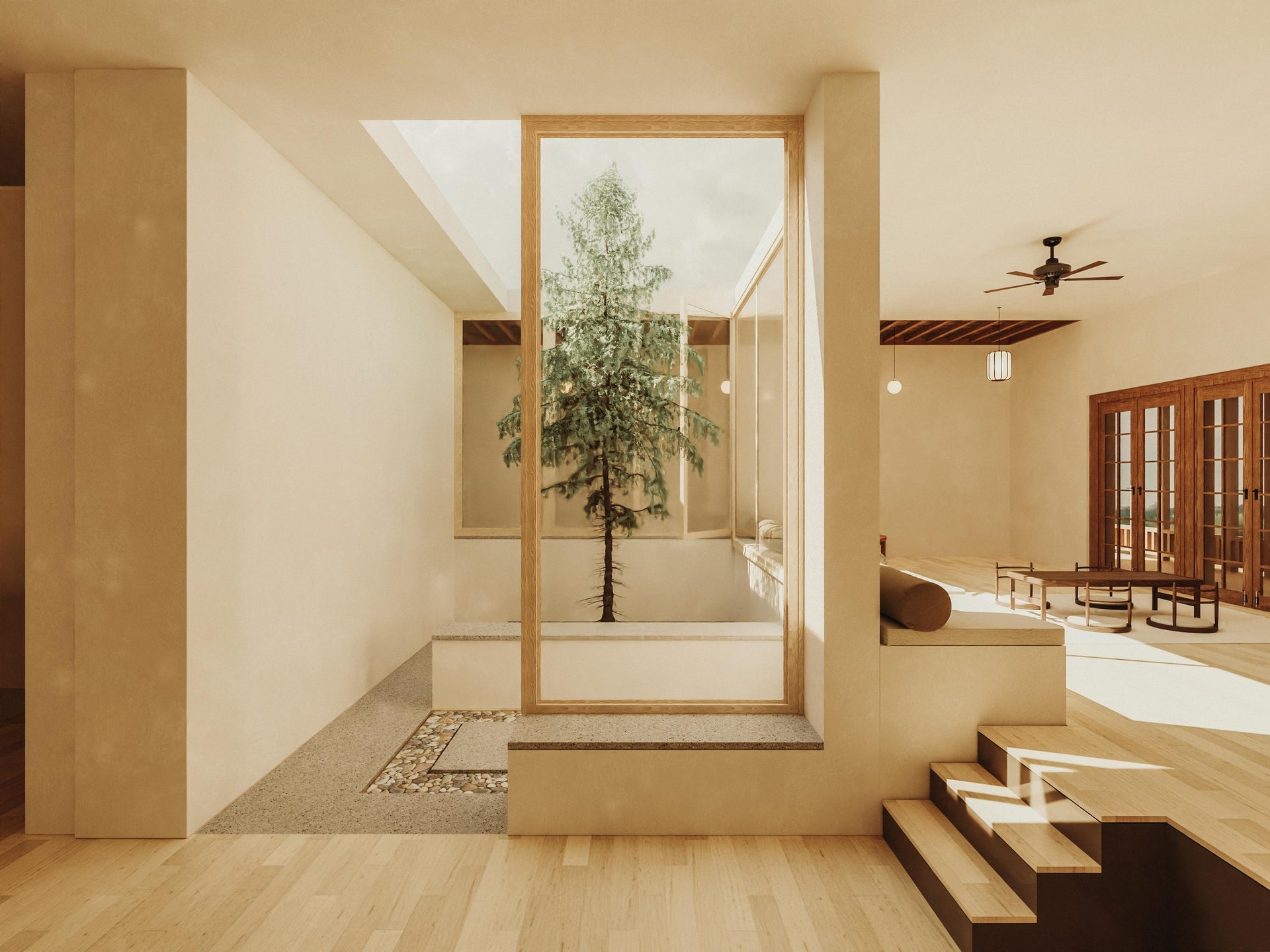 Kyoto Dining Room Interior - Visune Keyshot Store